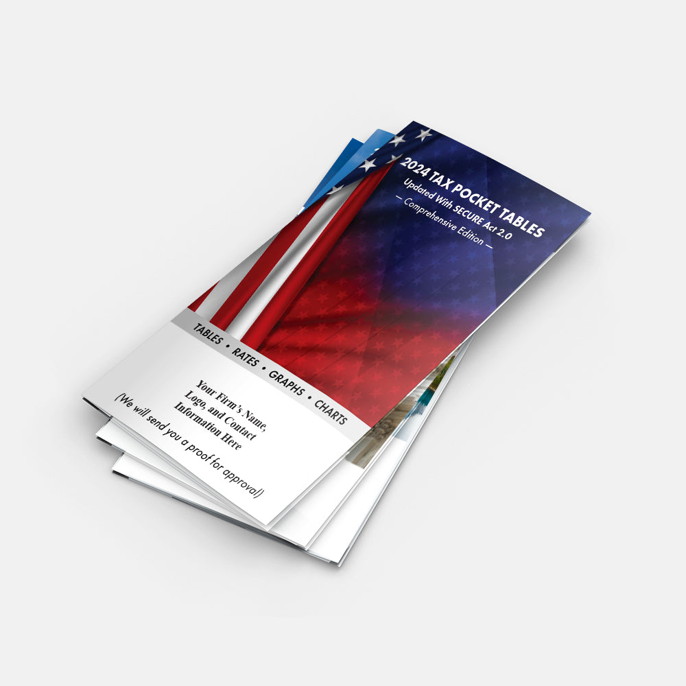 Comprehensive Tax Pocket Tables – Liberty Publishing
