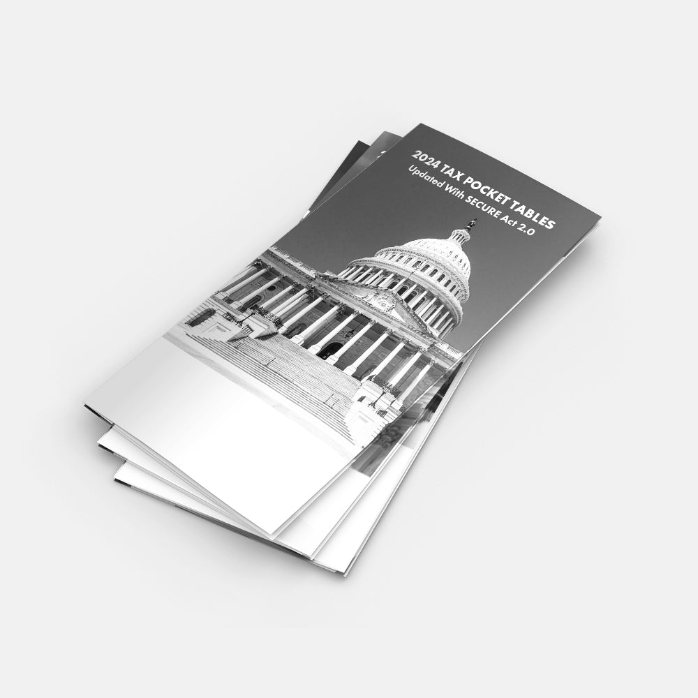 Special Tax Pocket Tables Non Personalized Economy Packages – Liberty ...