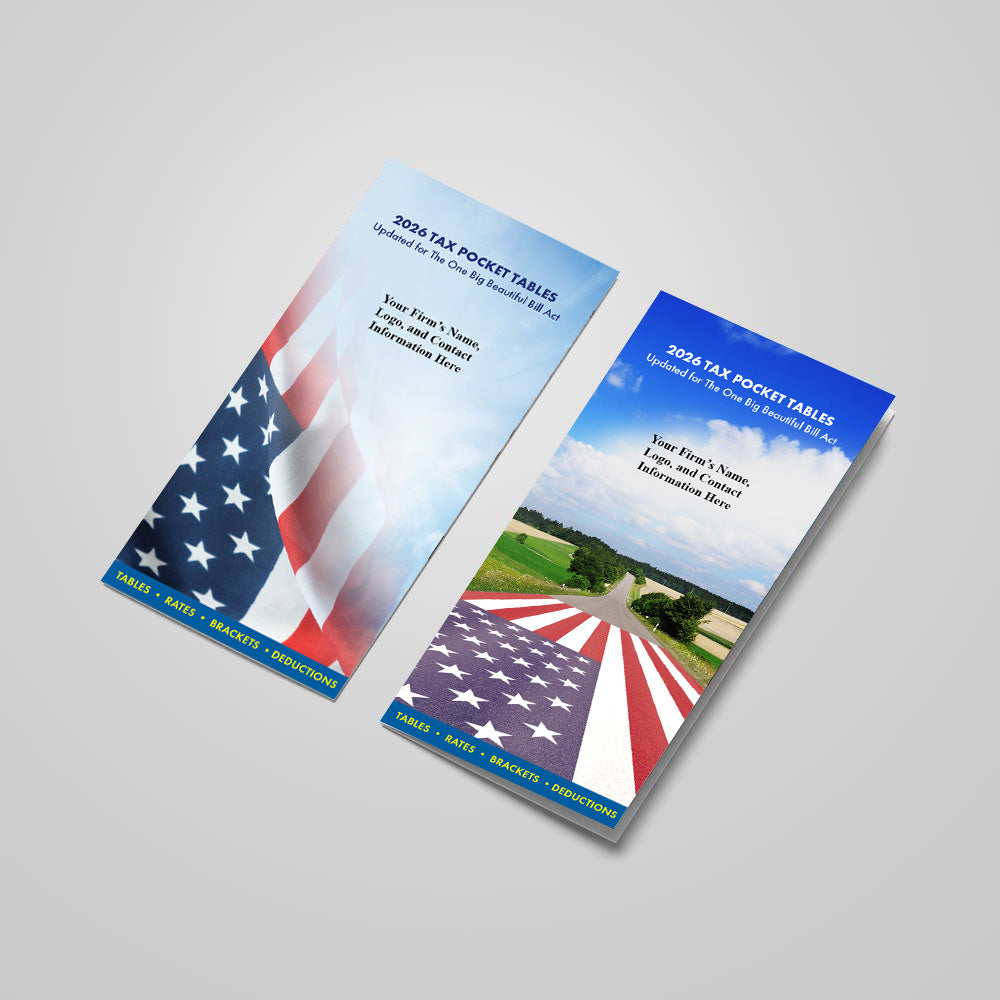 Standard Tax Pocket Tables – Liberty Publishing
